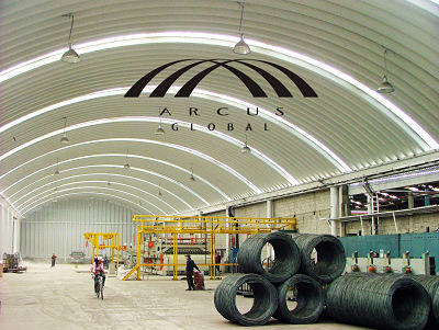 Material y aplicaciones para techos autosoportantes | Arcus Global